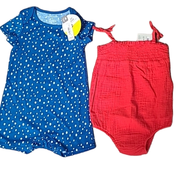 PEYTON & PARKER AND OKIE DOKIE | One Pieces | 2 Piece Bundle Baby Girl ...